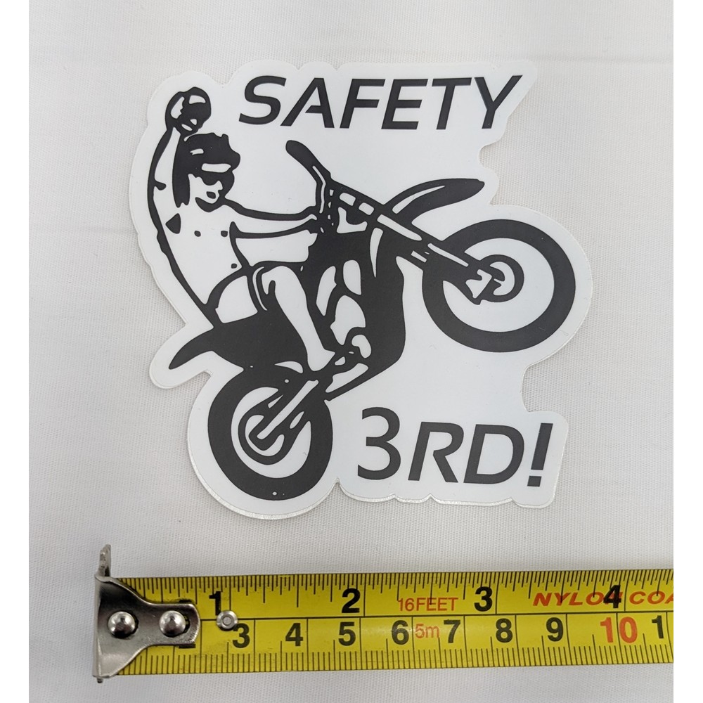 SAFETY 3rd STICKER - LARGE