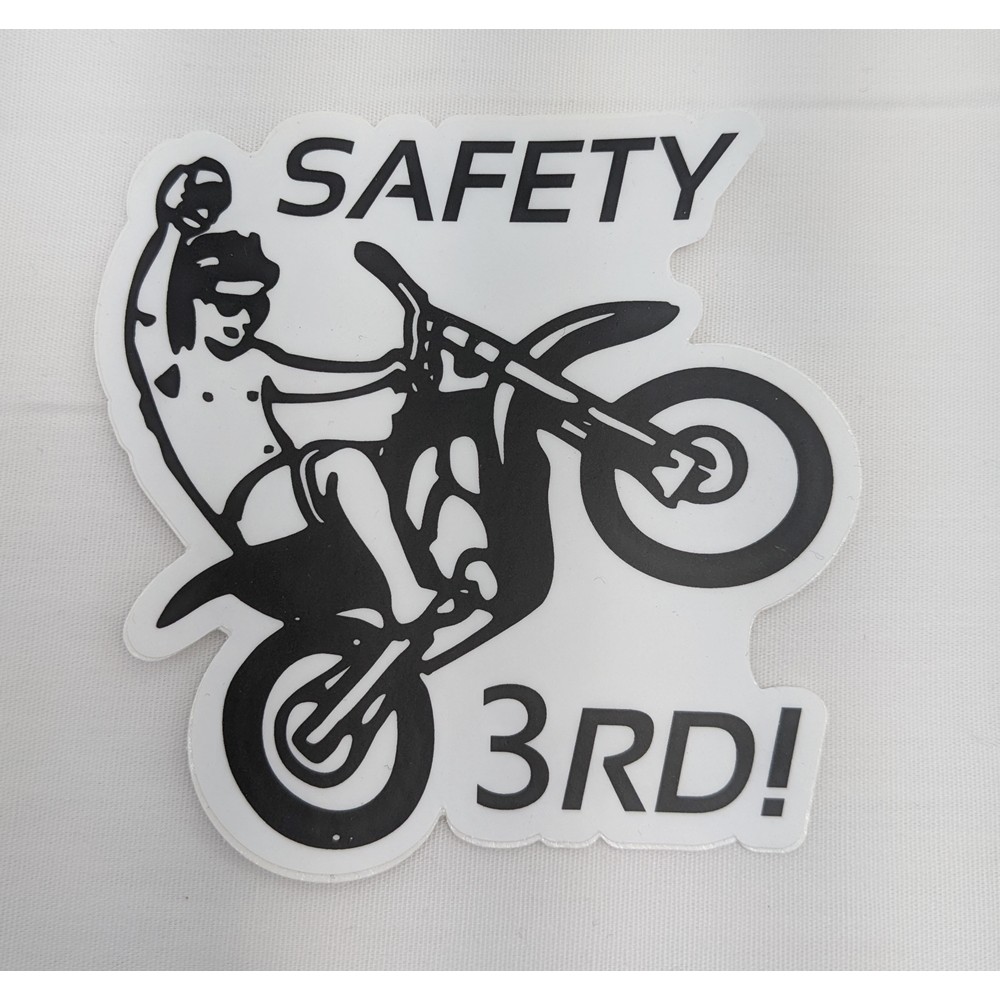 SAFETY THIRD STICKER - SMALL